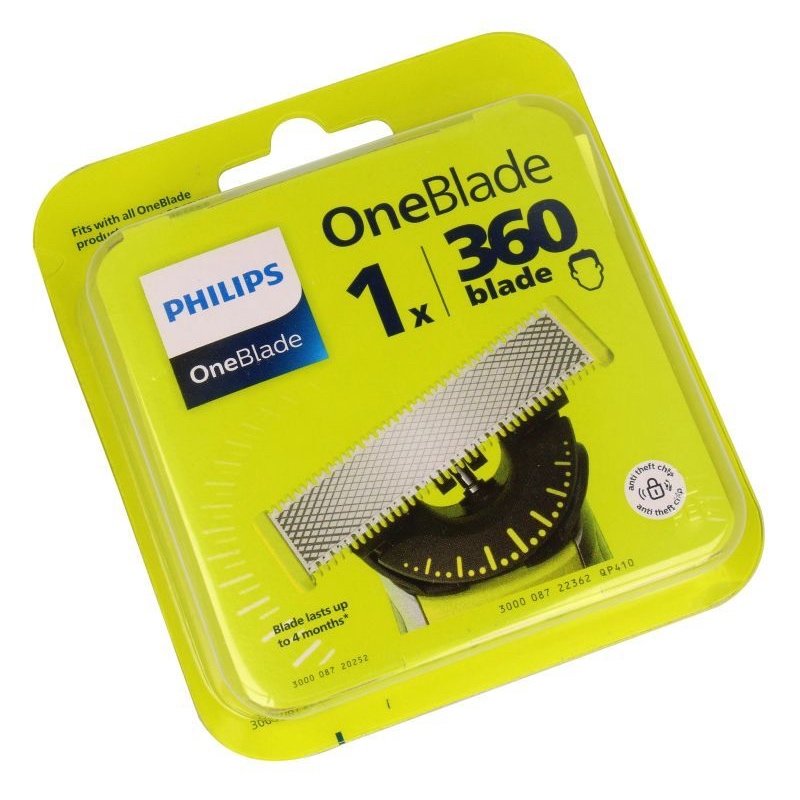 Philips OneBlade 360, barberblade (1 stk. pakke) - Philips OneBlade ...